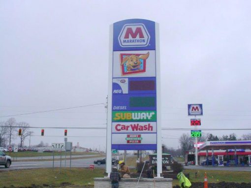 marathon gas station - Adams Signs & Graphics
