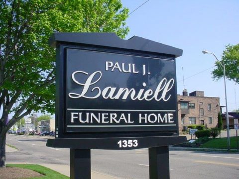 Funeral Home Signage - Adams Signs & Graphics