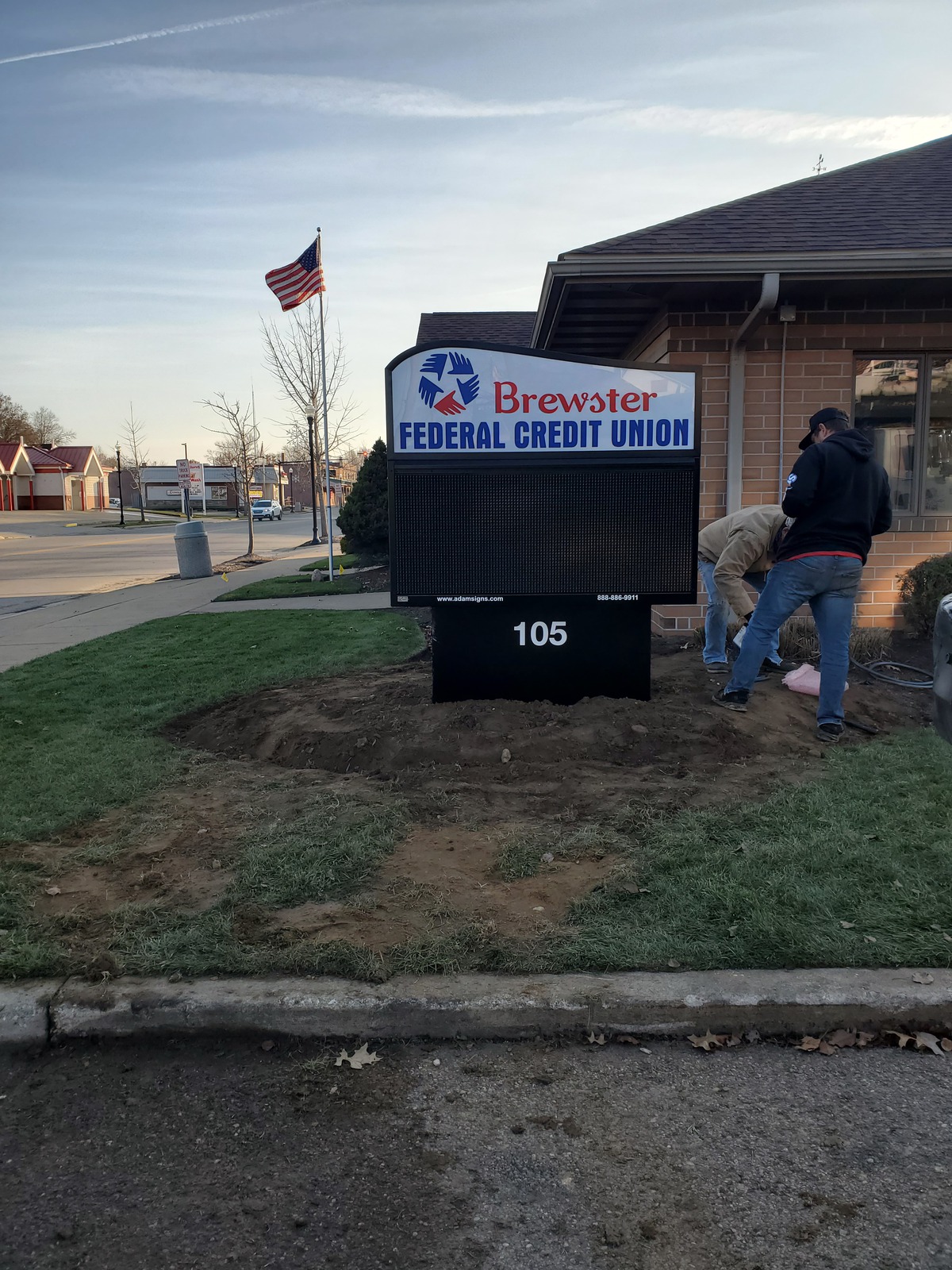 Brewster Federal Credit Union - Adams Signs & Graphics