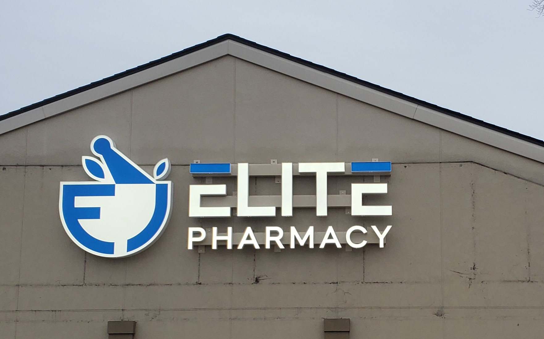 Elite Pharmacy - Adams Signs & Graphics