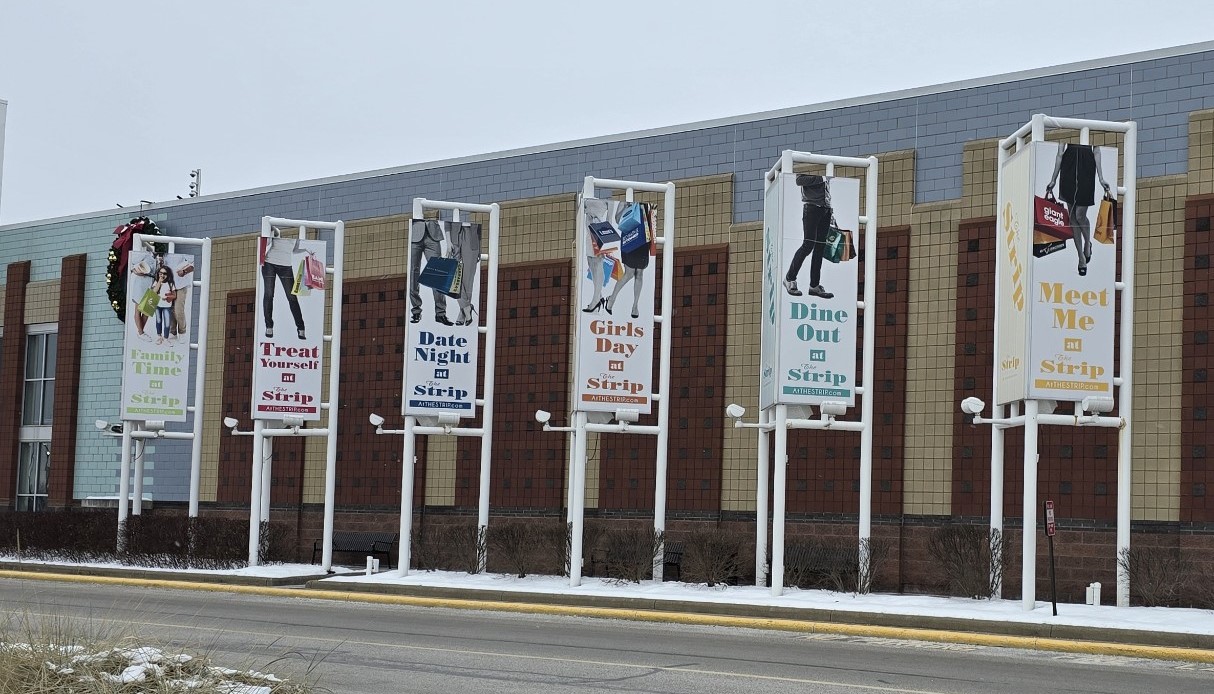 The Strip Plaza Signage - Adams Signs & Graphics