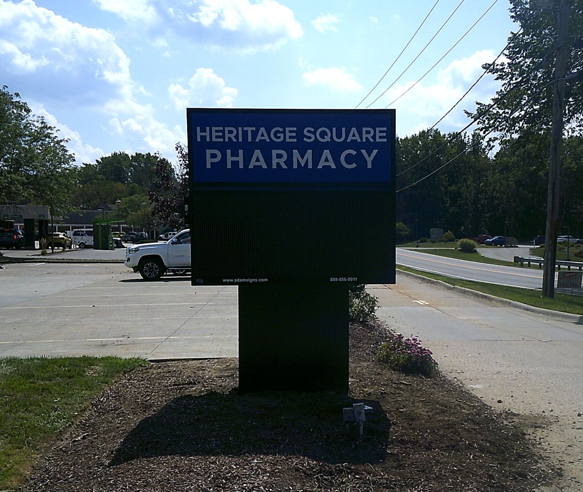 Heritage Square Pharmacy - Adams Signs & Graphics