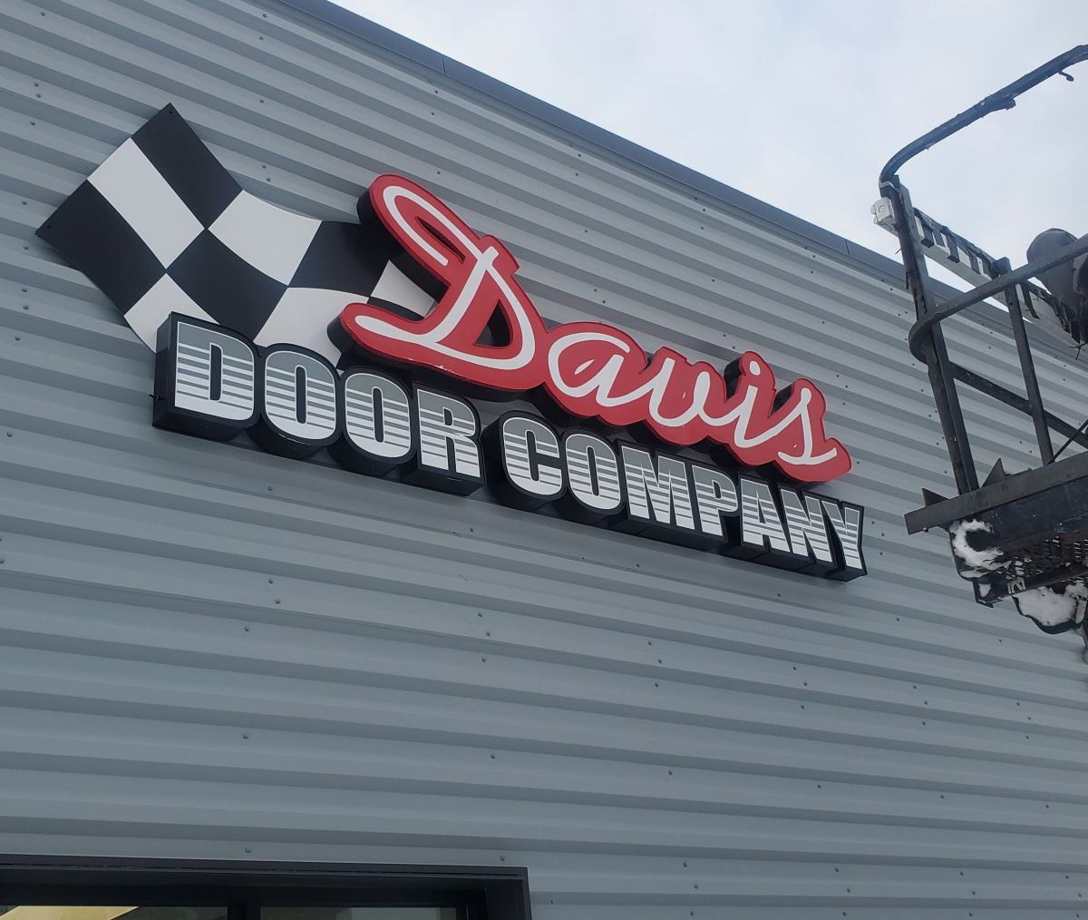 Davis Door Company - Adams Signs & Graphics